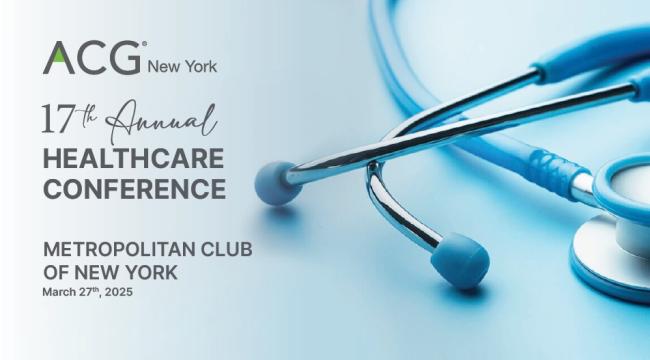 2025 ACG NY 17th Annual Healthcare Conference | ACG New York